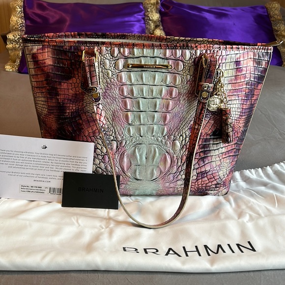 Brahmin | Bags | Brahmin Supernova Medium Asher Leather Tote | Poshmark